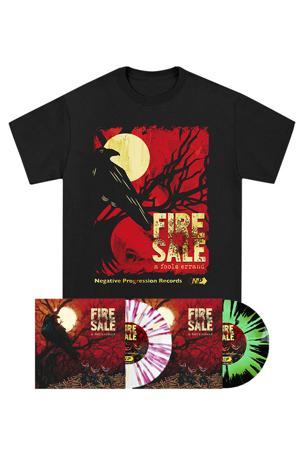 Fire Sale Tee + Double 7" Bundle– Negative Progression Records